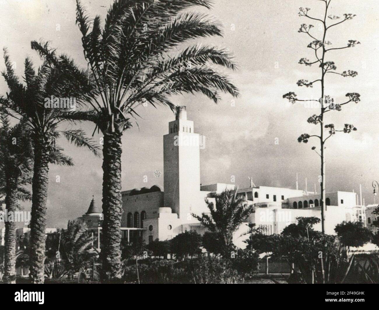 Tarabulus (Tripolis), Libya. Albergo Uaddan, Hotel Casinò Uaddan (1935 ...