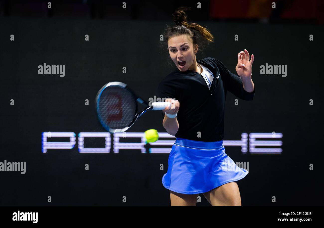 Jaqueline Cristian of Romania during the quarter-final at the 2021 St ...