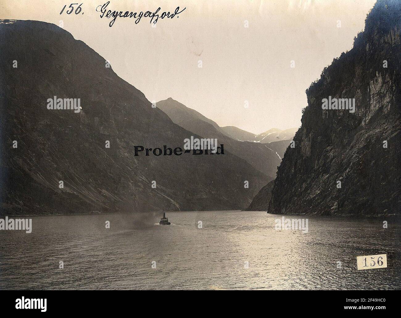 At Merok / Norway: Geirangerfjord Stock Photo - Alamy