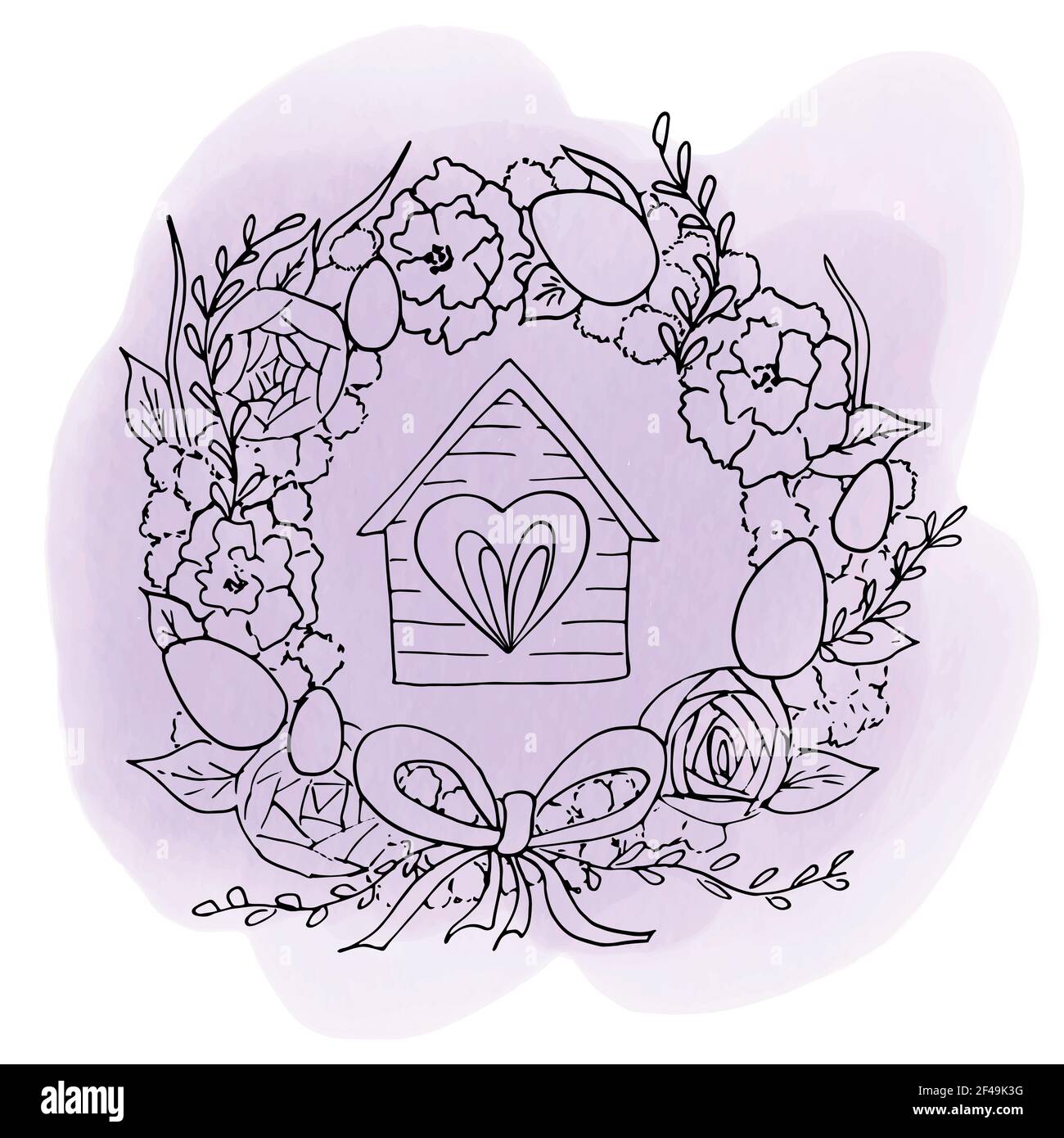 Spring christian border hi-res stock photography and images - Alamy