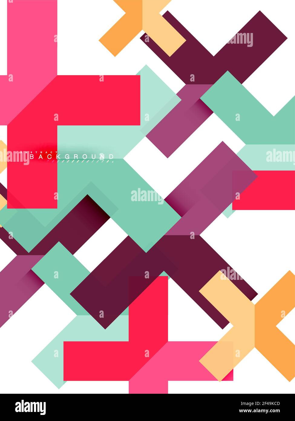Multicolored abstract geometric shapes, geometry background for web ...