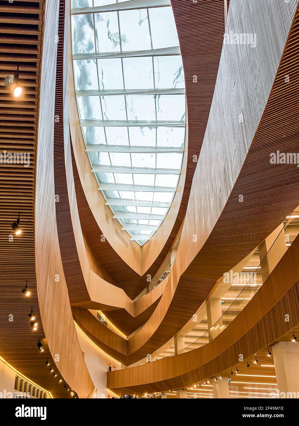 interior Calgary Public Library, Calgary Alberta Canada Stock Photo - Alamy