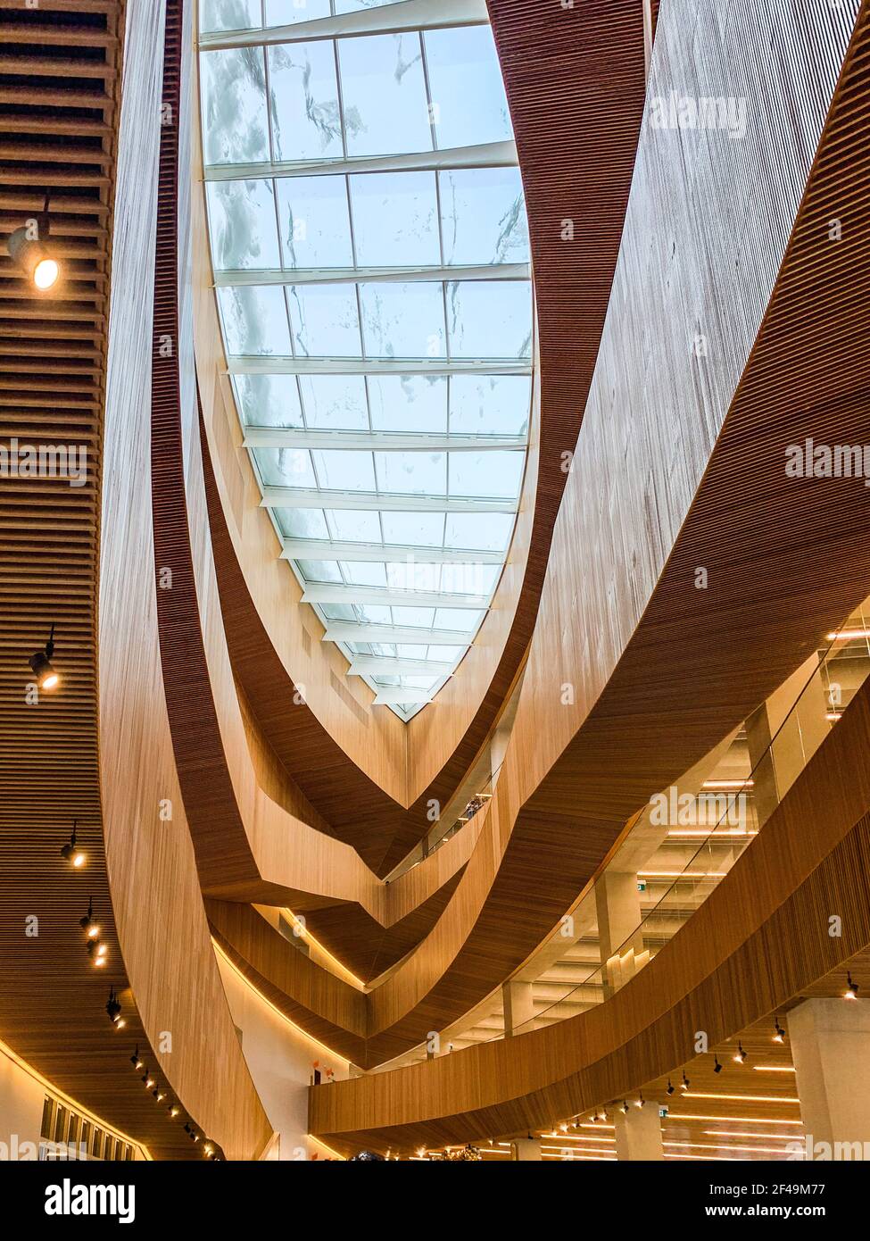 interior Calgary Public Library, Calgary Alberta Canada Stock Photo - Alamy