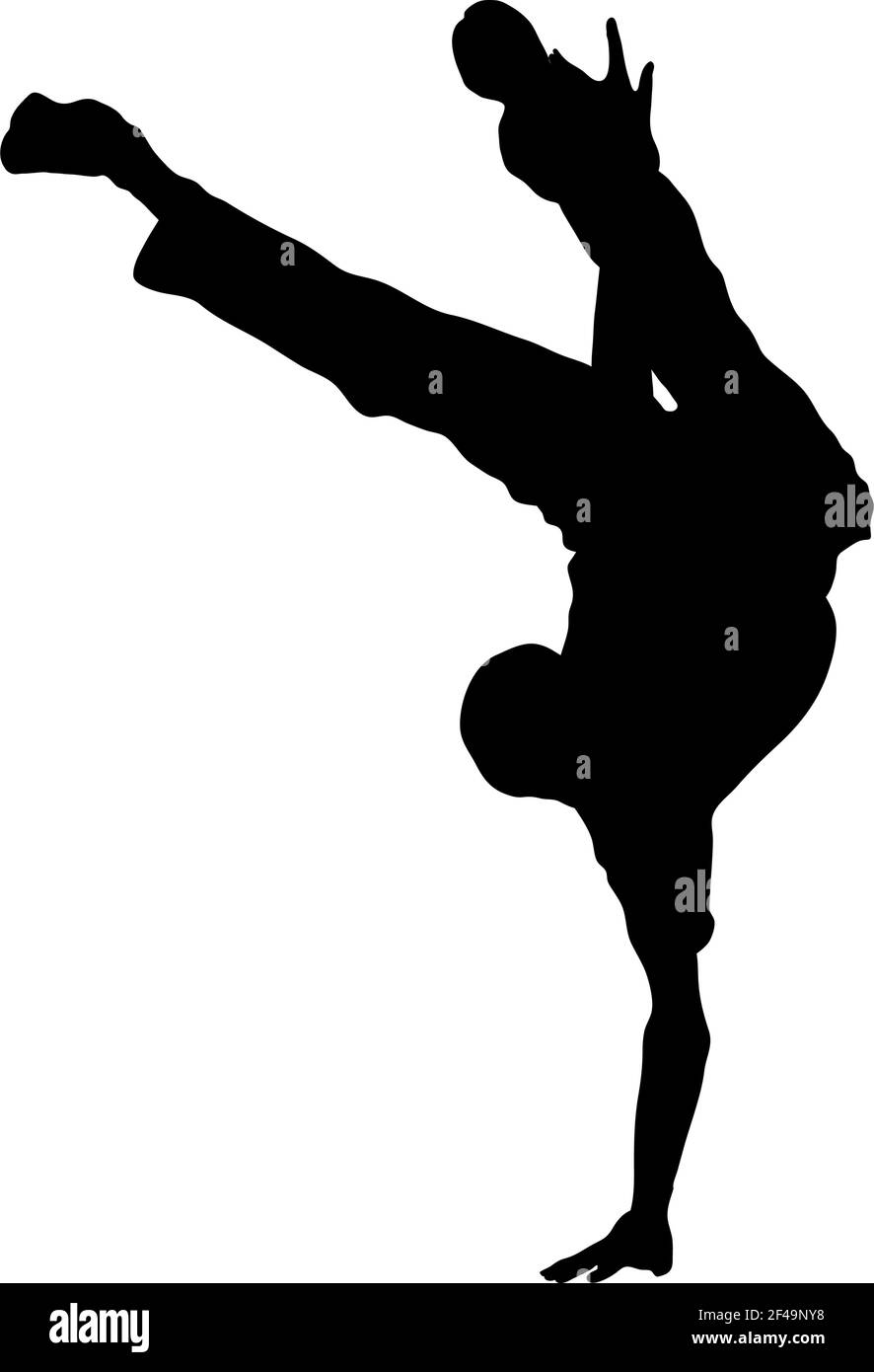 Hip Hop Dancer Silhouette