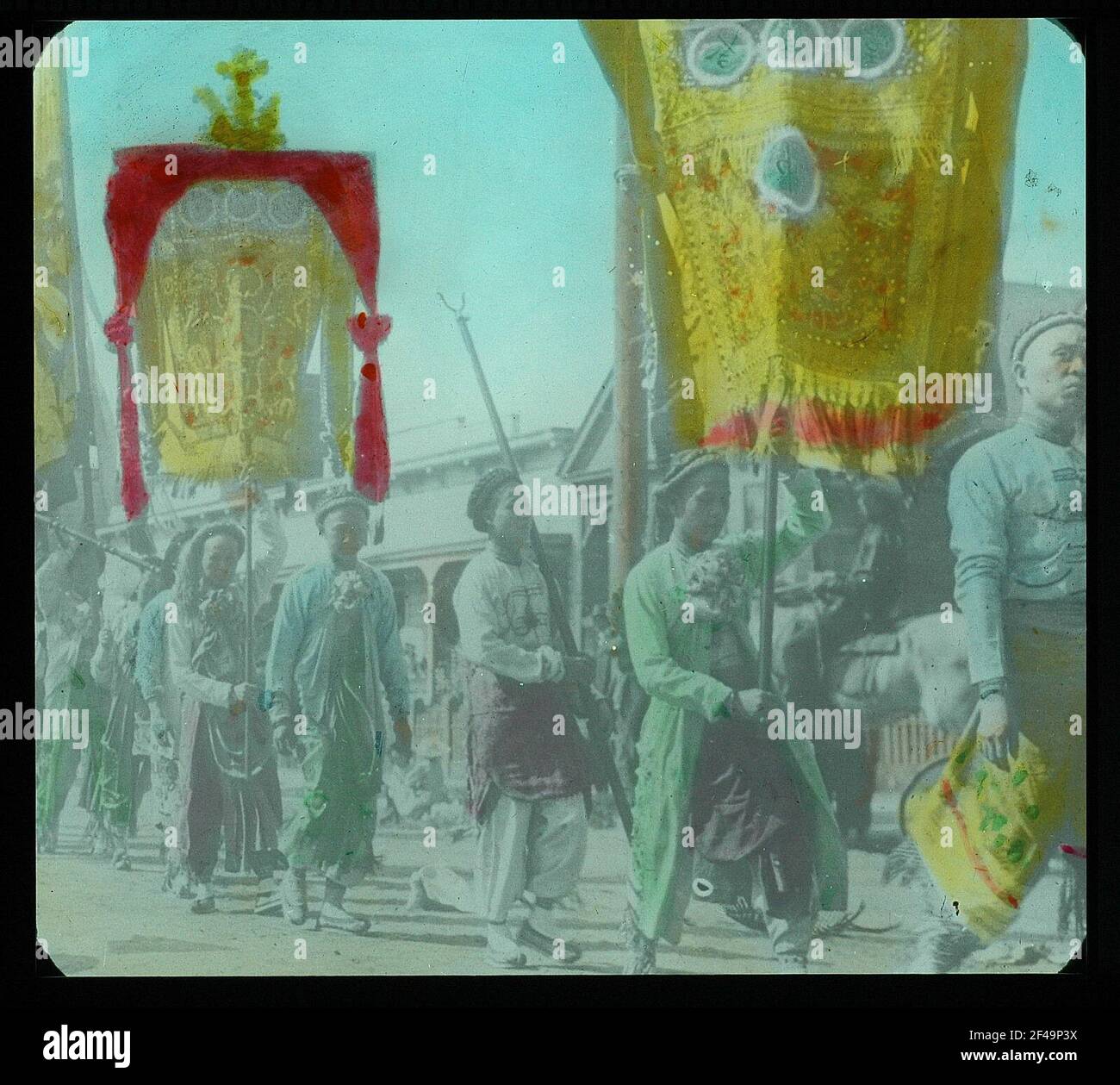 Procession banners hi-res stock photography and images - Alamy