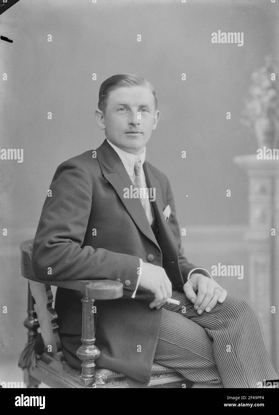 Portrait view Arthur Krauße Stock Photo - Alamy