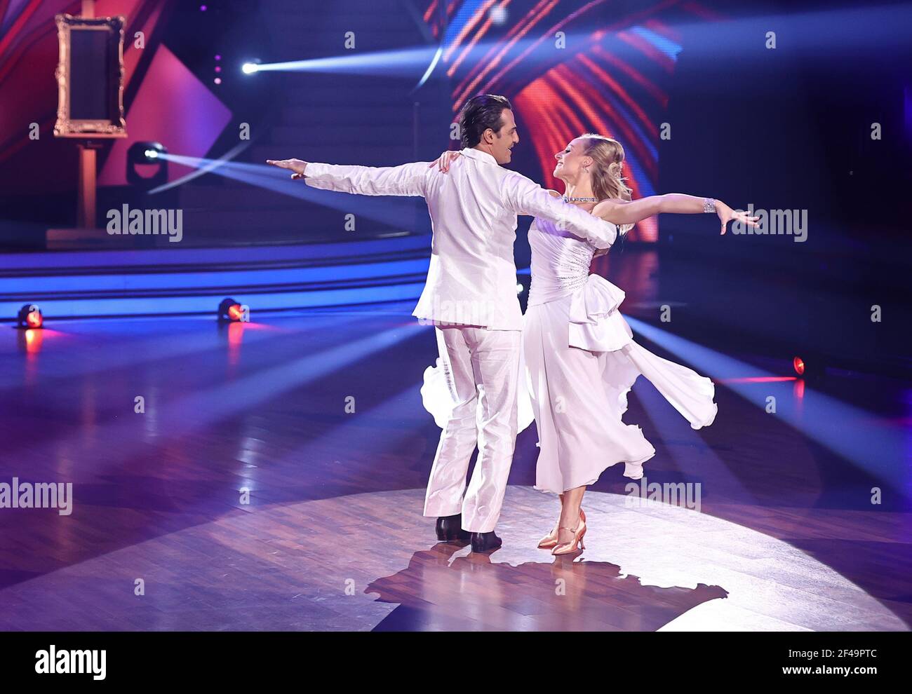 Cologne, Germany. 19th Mar, 2021. Erol Sander, actor, and Marta Arndt ...