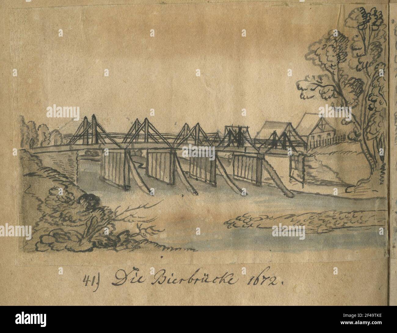 The beer bridge 1672, Figure 41 Stock Photo - Alamy