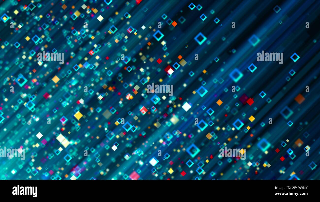 Digital backdrop with stroke particles, computer generated. 3d render ...