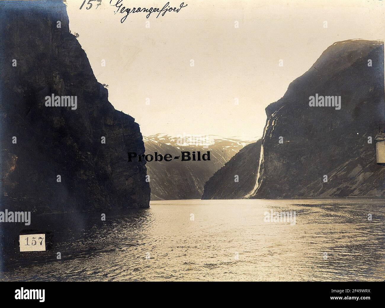 At Merok / Norway: Geirangerfjord Stock Photo - Alamy