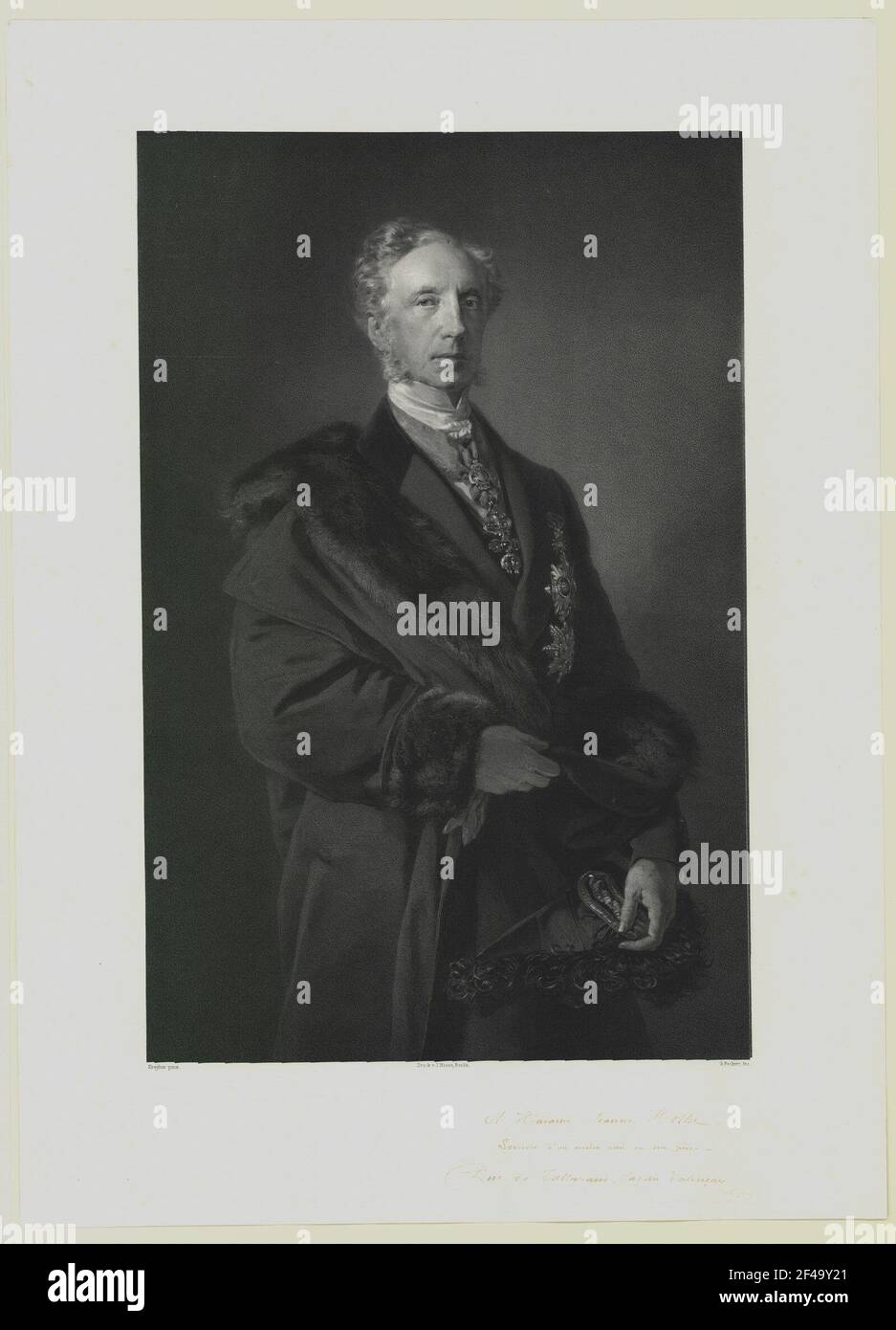 Porträt von Charles Guillaume Frédéric Boson of Talleyrand-Périgord ...