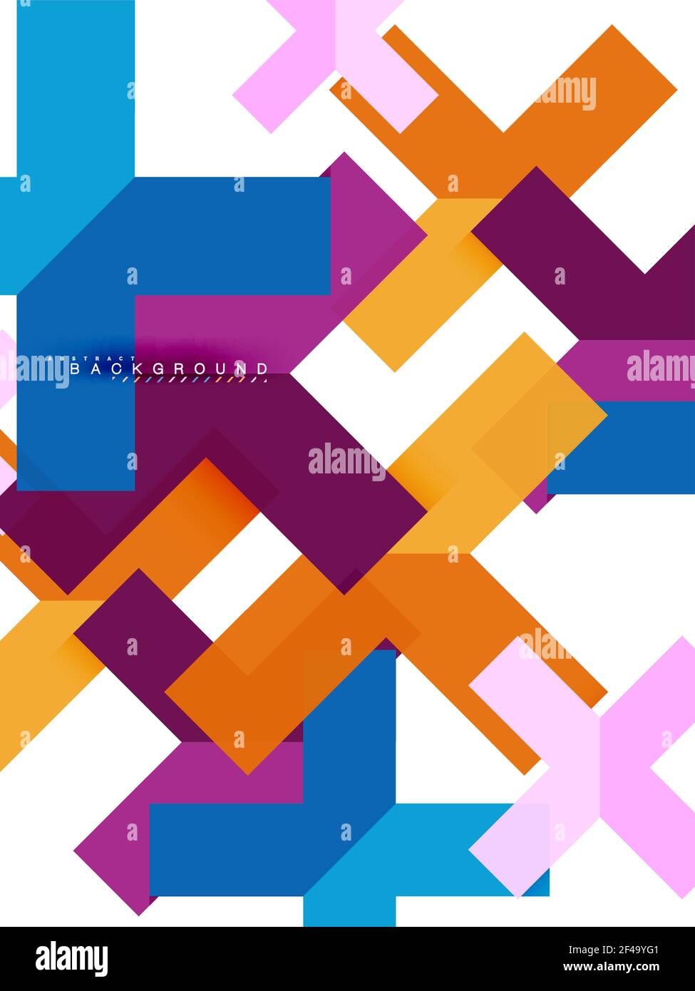 Multicolored abstract geometric shapes, geometry background for web ...