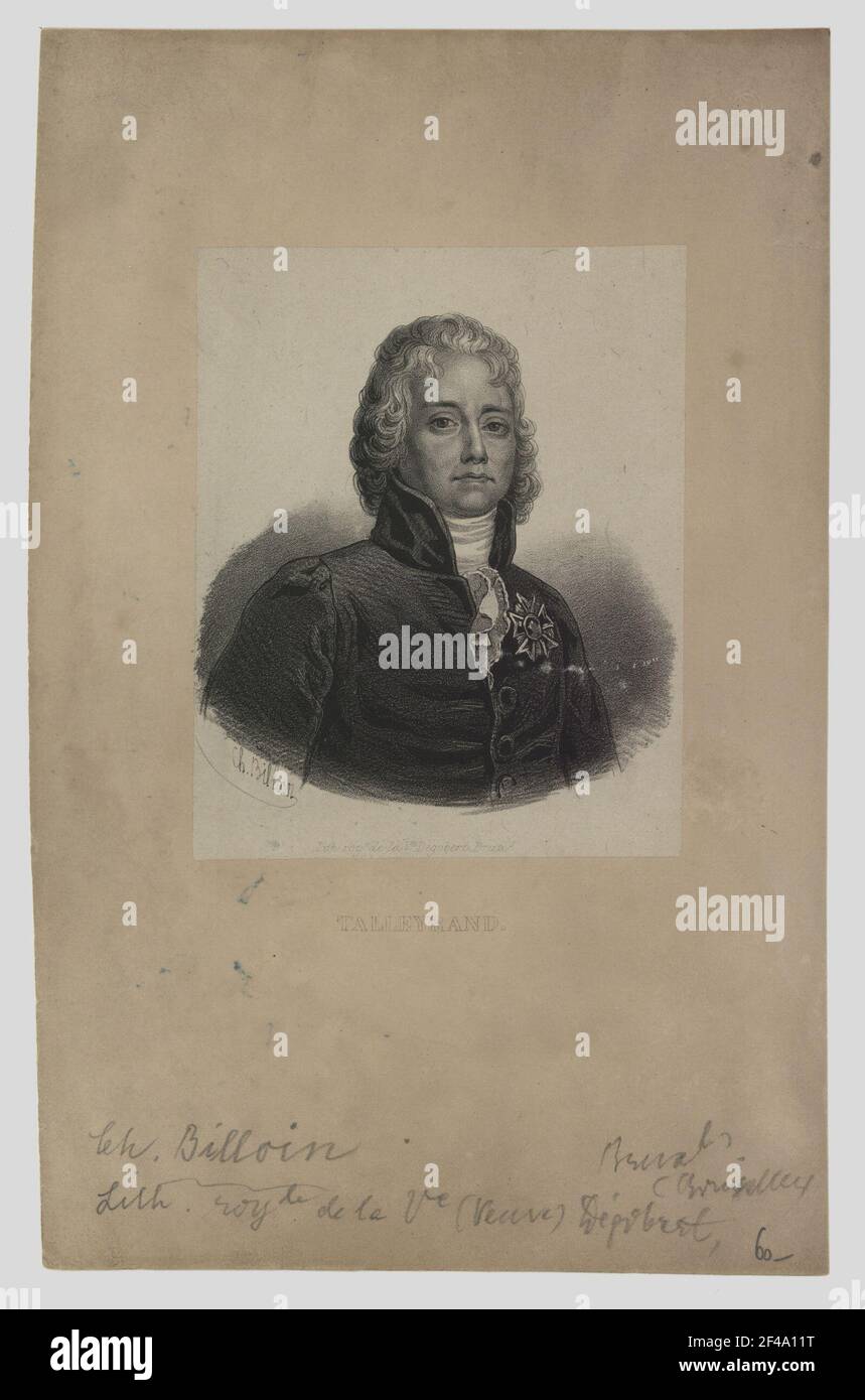 Portrait of Talleyrand Stock Photo - Alamy