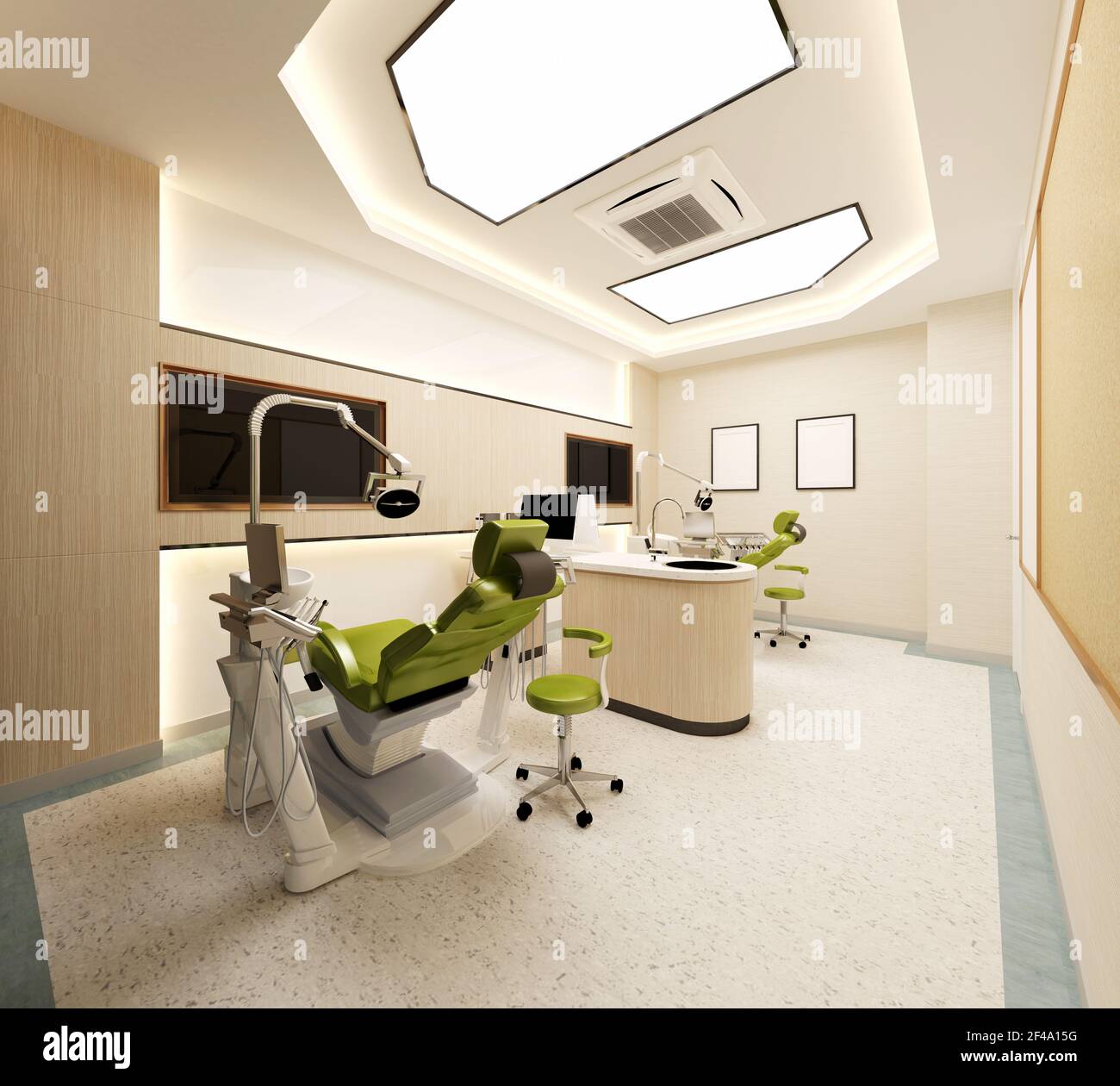 3d render of hospital and clinic interior Stock Photo - Alamy