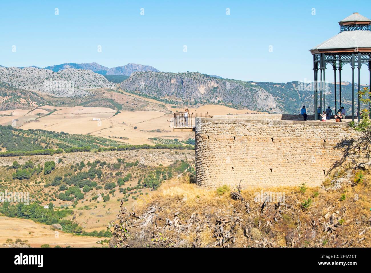 Ronda viewpoint sunset spain hi-res stock photography and images - Alamy