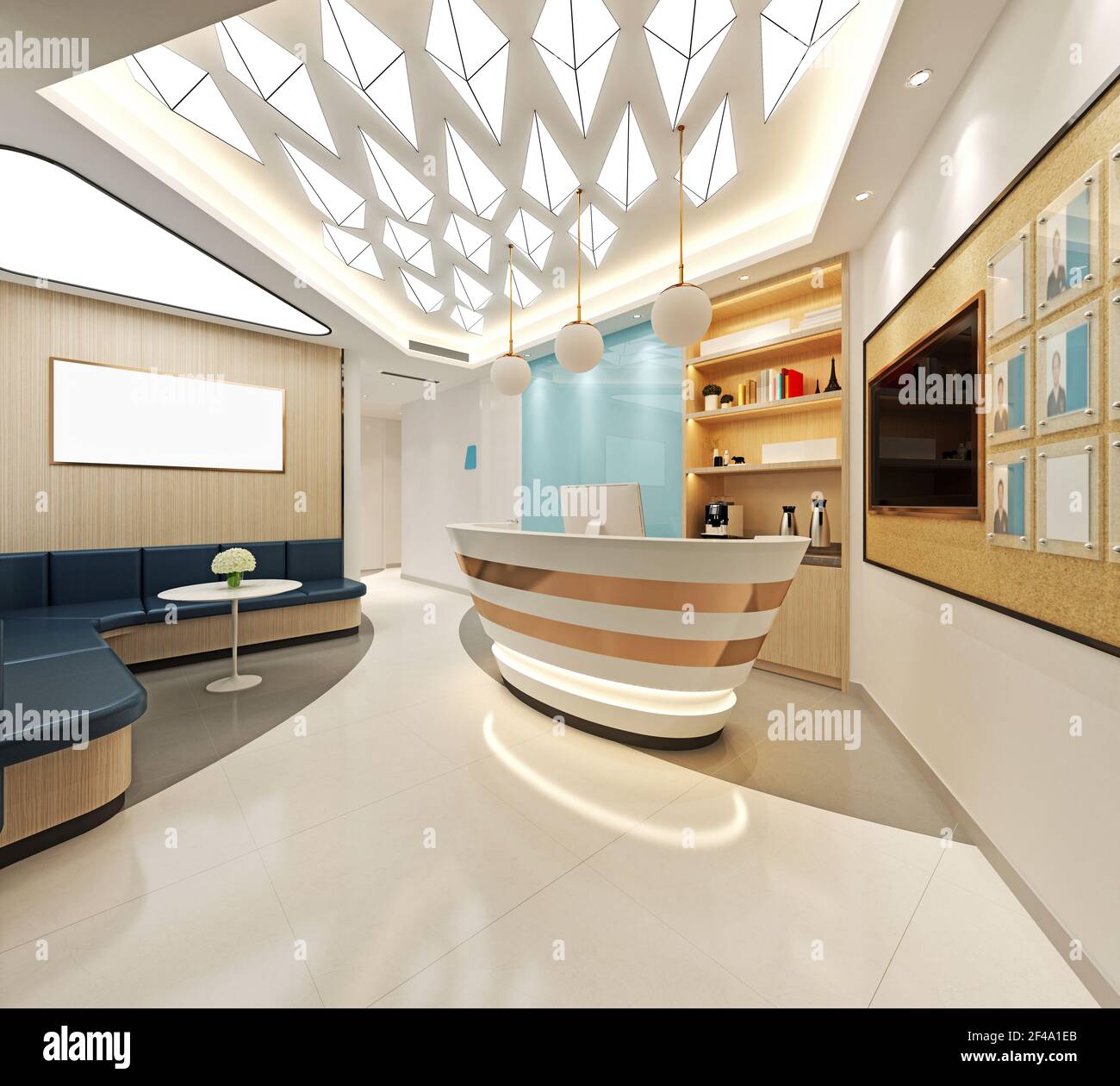 3d render of hospital and clinic interior Stock Photo - Alamy
