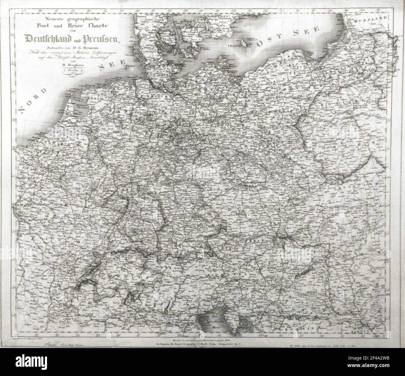 Prussia map hi-res stock photography and images - Alamy
