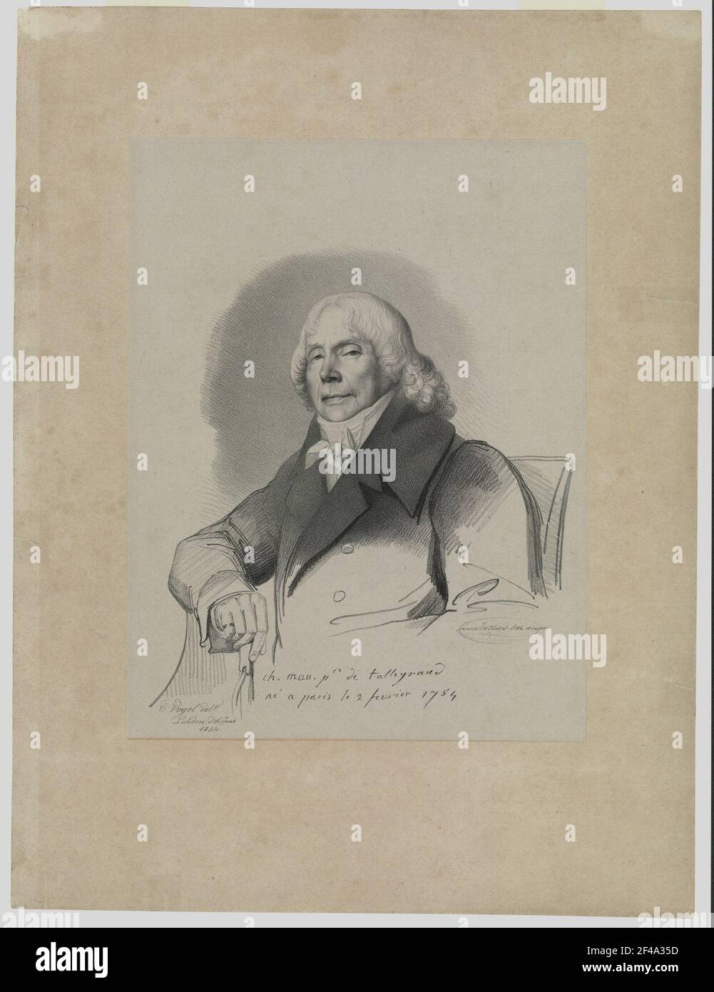 Portrait of Charles-Maurice de Talleyrand-Périgord Stock Photo - Alamy