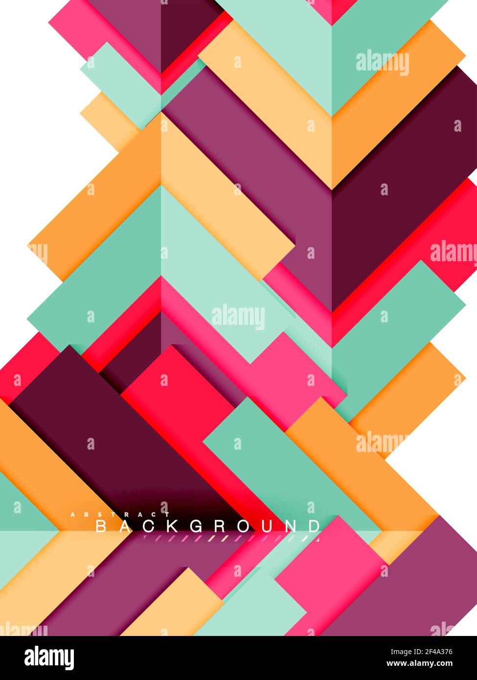 Multicolored abstract geometric shapes, geometry background for web ...