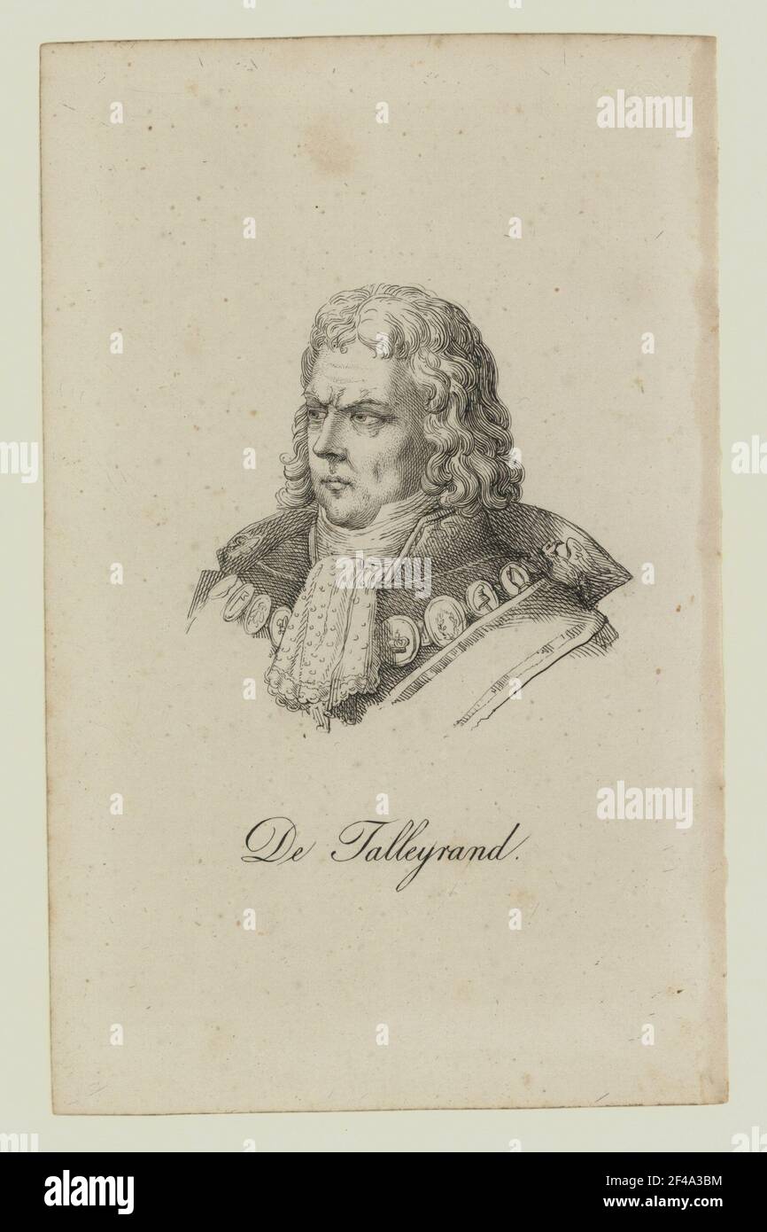 x Portrait of Talleyrand Stock Photo - Alamy