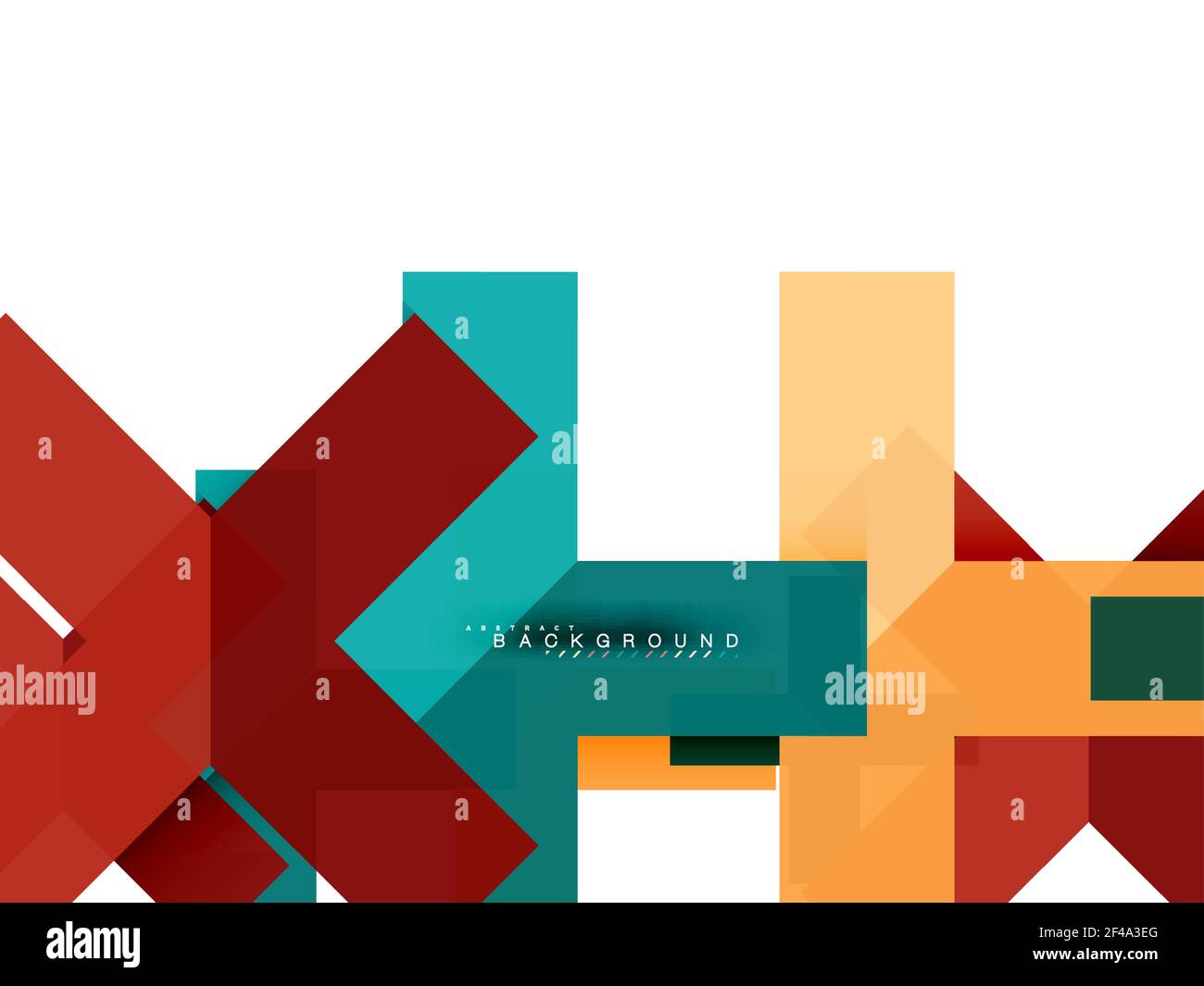 Multicolored Abstract Geometric Shapes Geometry Background For Web Banner Multicolored