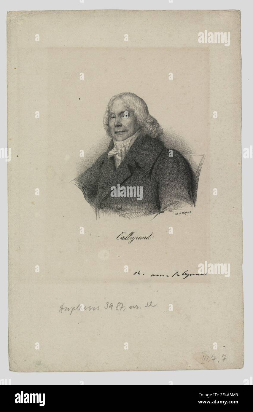 Portrait of Talleyrand Stock Photo - Alamy