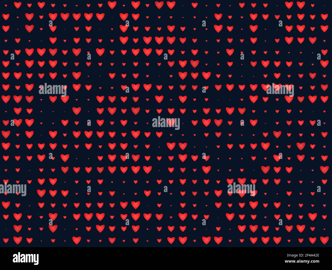 row of many red small hearts backgrounds. love texture Stock Photo - Alamy