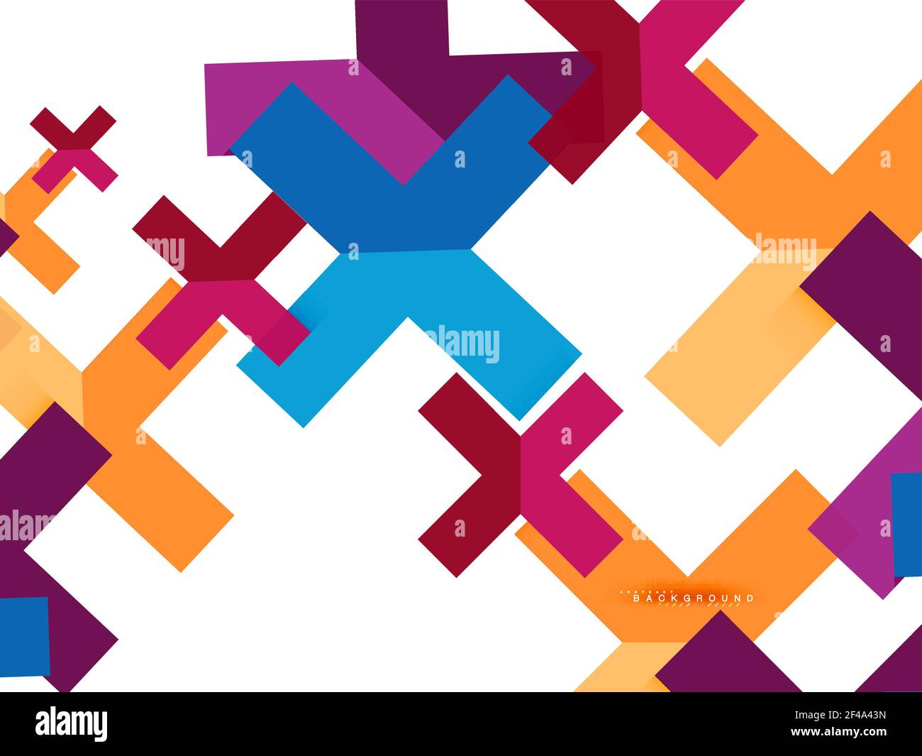 Multicolored abstract geometric shapes, geometry background for web ...