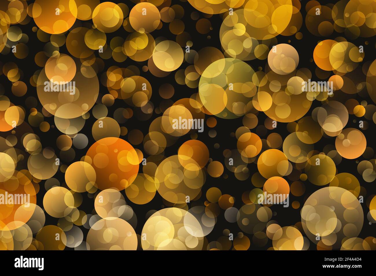 Warm Round Shapes in Chaotic Arrangement. Bokeh backgrounds Stock Photo ...