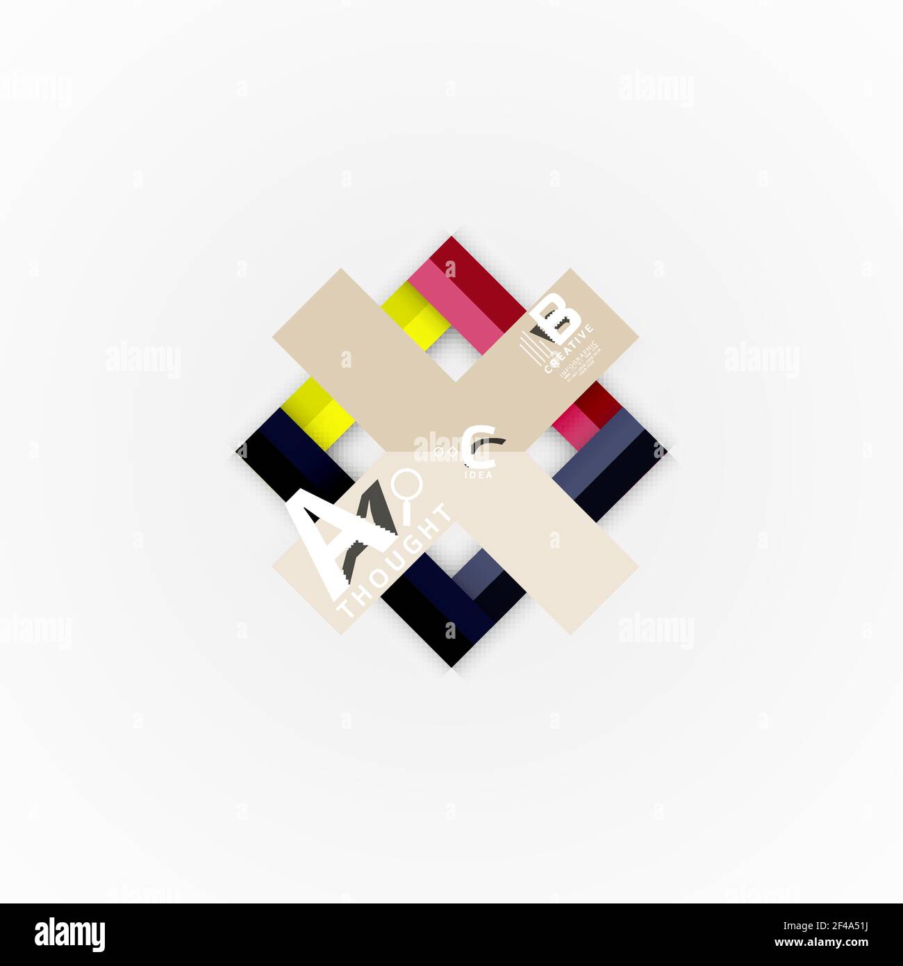 Paper option steps diagram infographic layout. Paper option steps ...