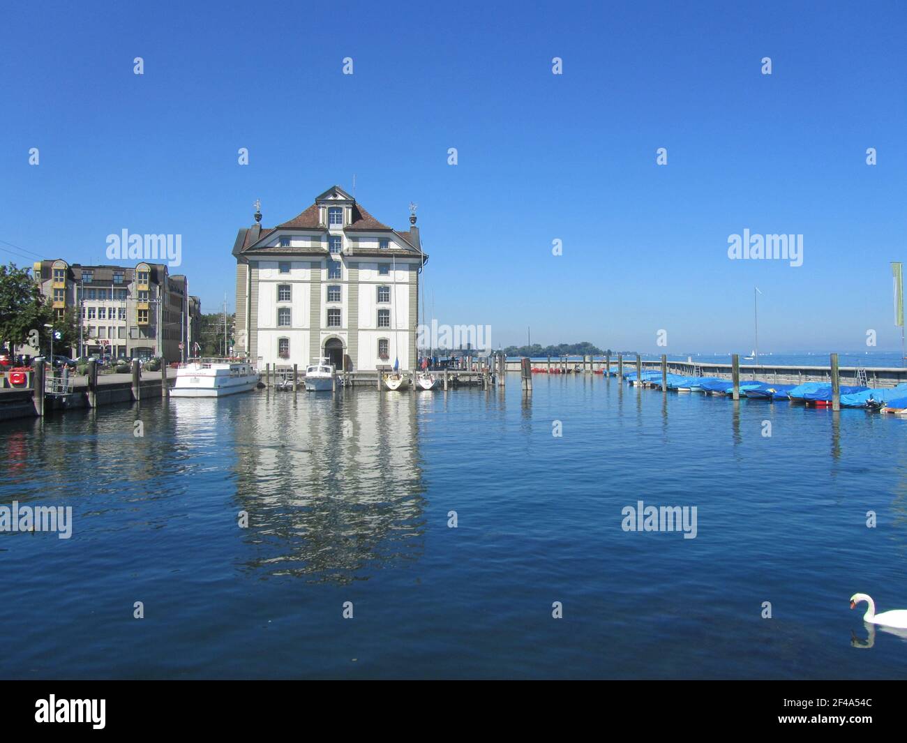 The Kornhaus in Rorschach, St. Gallen, Bodensee, Lake of Constance is ...