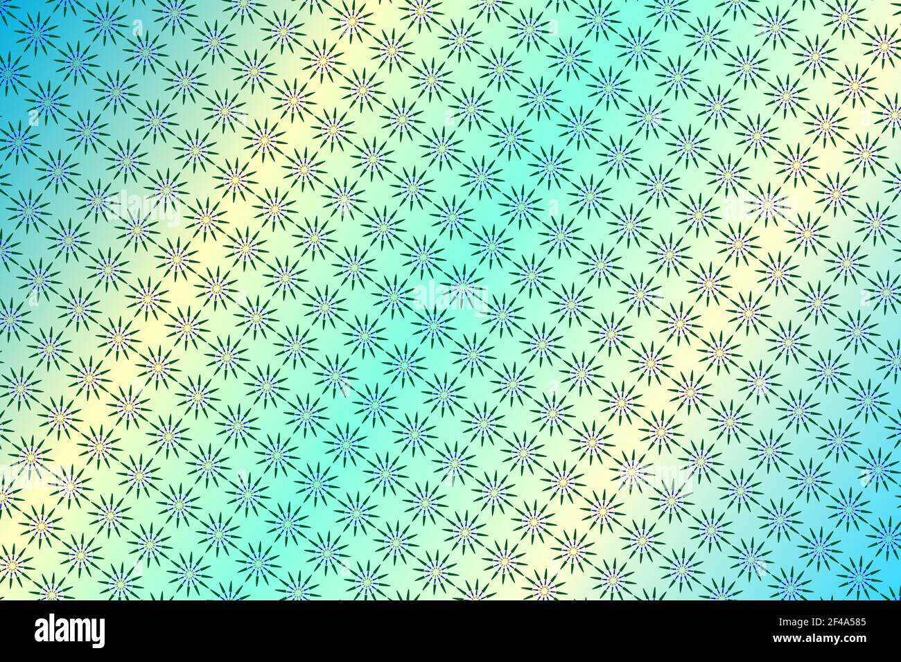 Full bloom flowers on a blue gradient - Digital pattern background ...