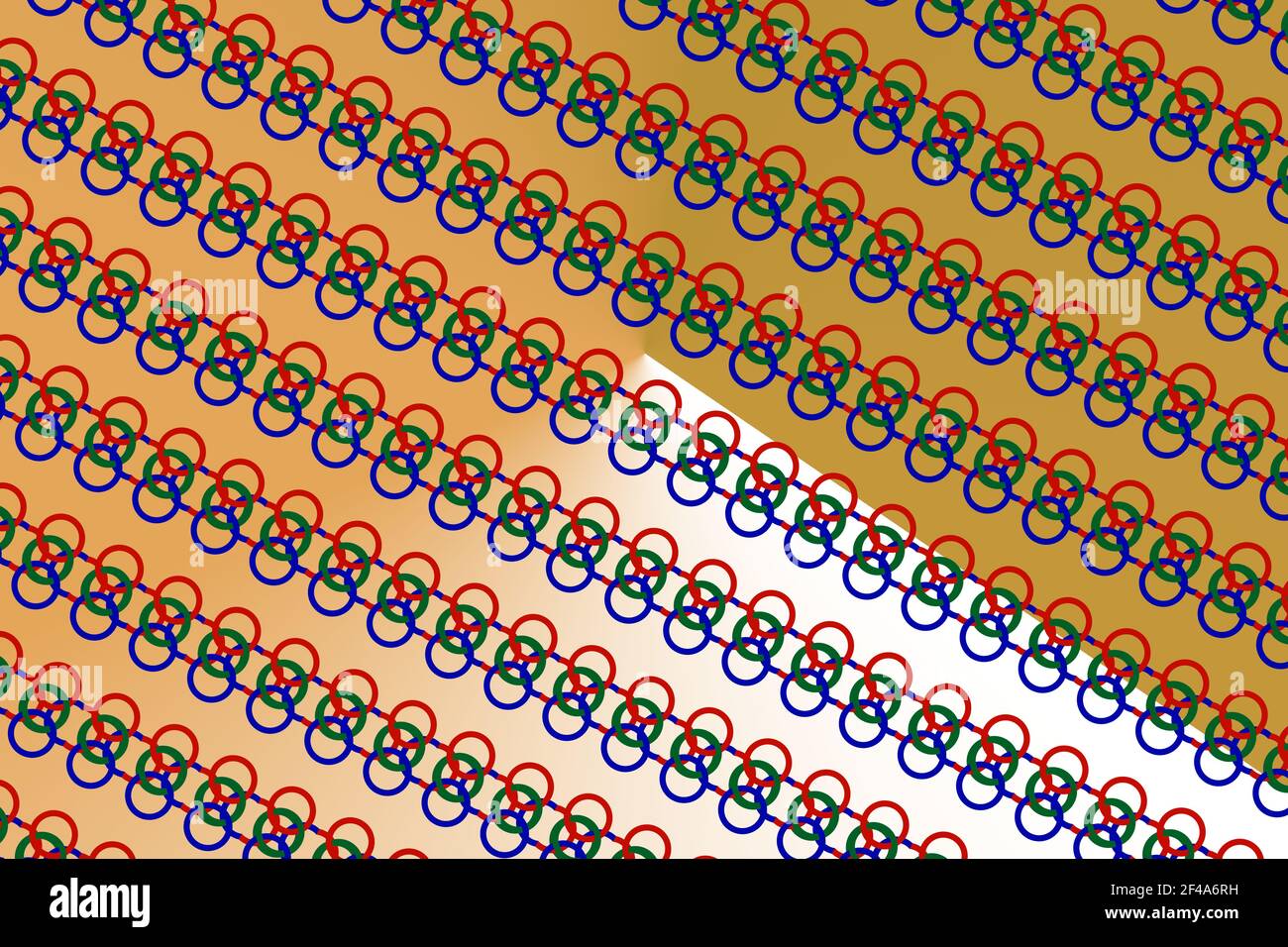 Olympic rings tightly interlocked - Digital pattern background Stock ...