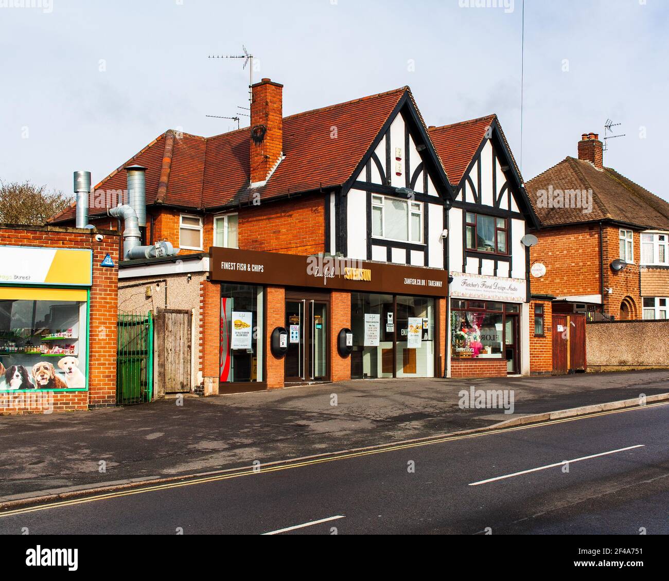 Blagreaves, Derby March 14, 2021: Stenson Road Fish and Chip Shop Stock ...