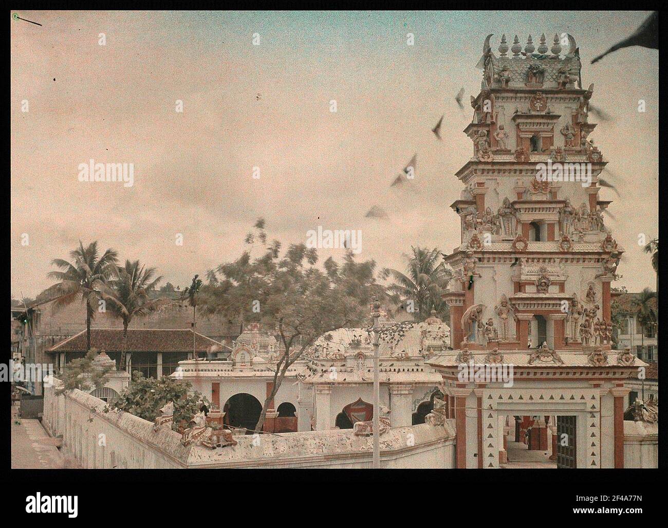 Singapore: Hindu Temple. Plant in the South Bridge Road 244 with a rich ...