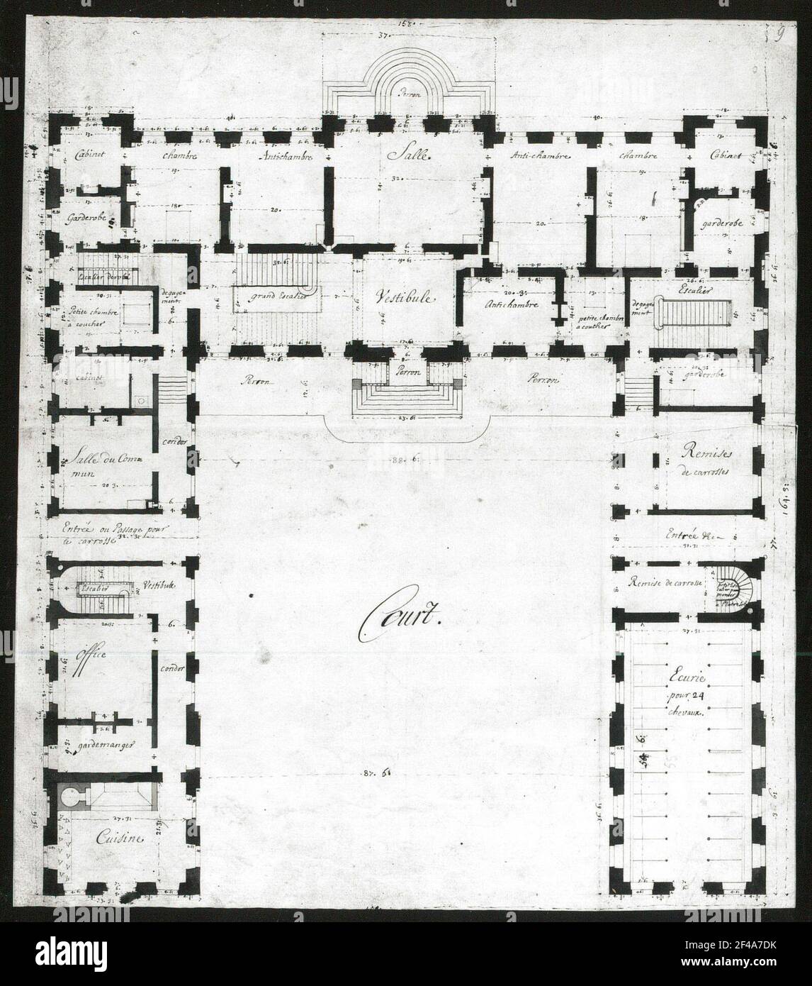 Design for a castle Stock Photo - Alamy