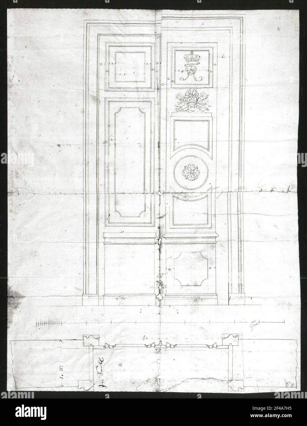 Design for a door Stock Photo - Alamy