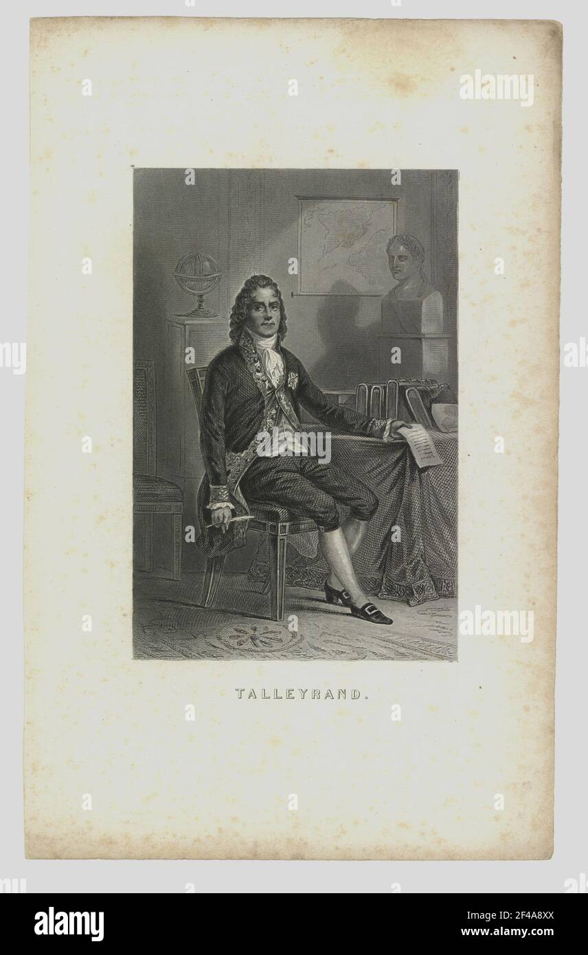 Portrait of Talleyrand Stock Photo - Alamy