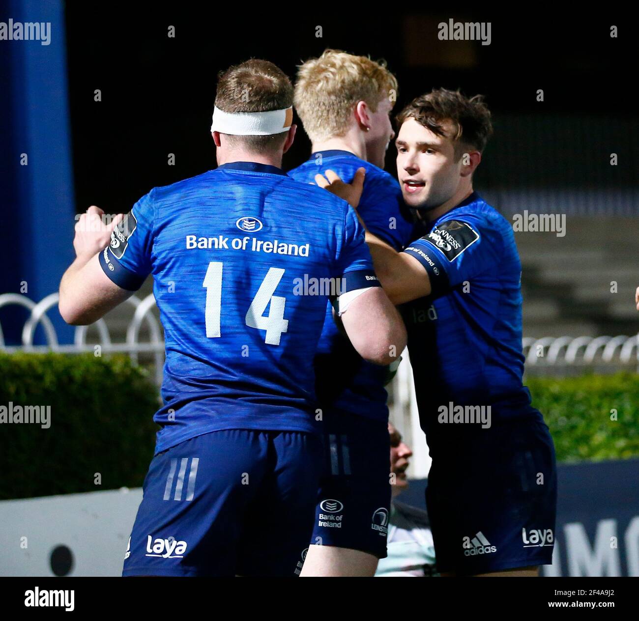RDS Arena, Dublin, Leinster, Ireland. 19th Mar, 2021. Guinness Pro 14 ...