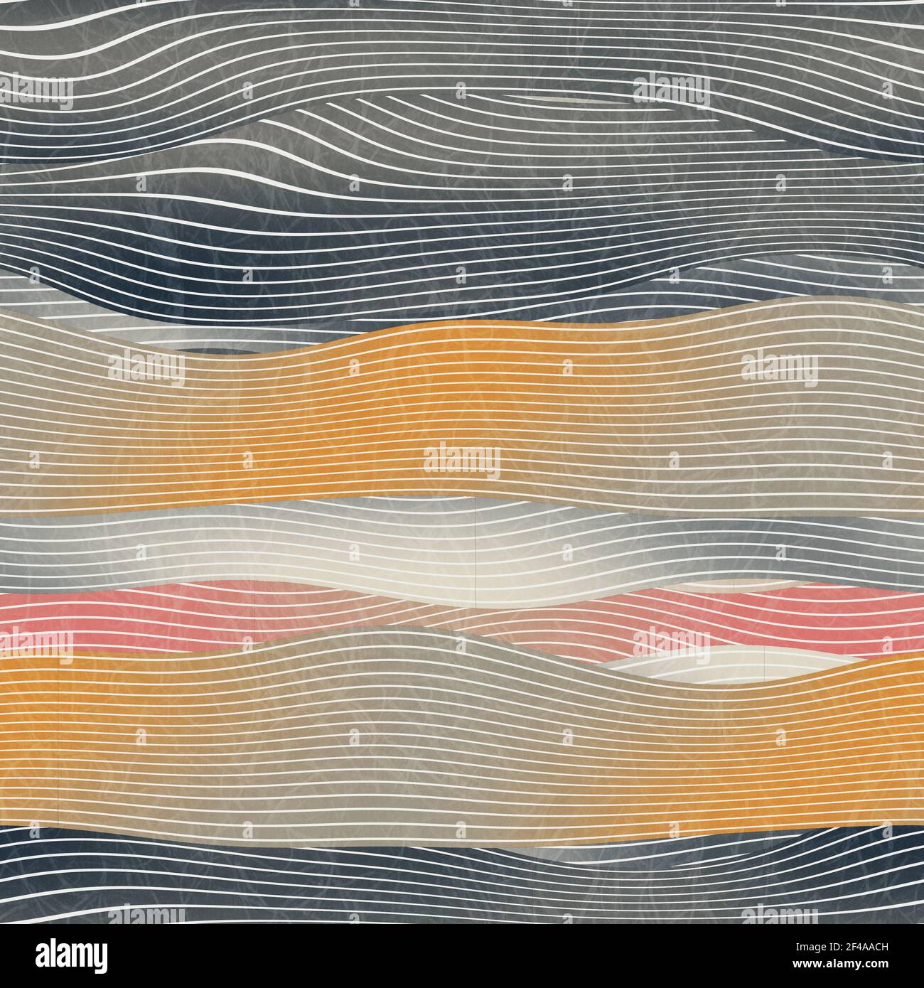 Seamless natural landscape hill pattern for print Stock Photo - Alamy