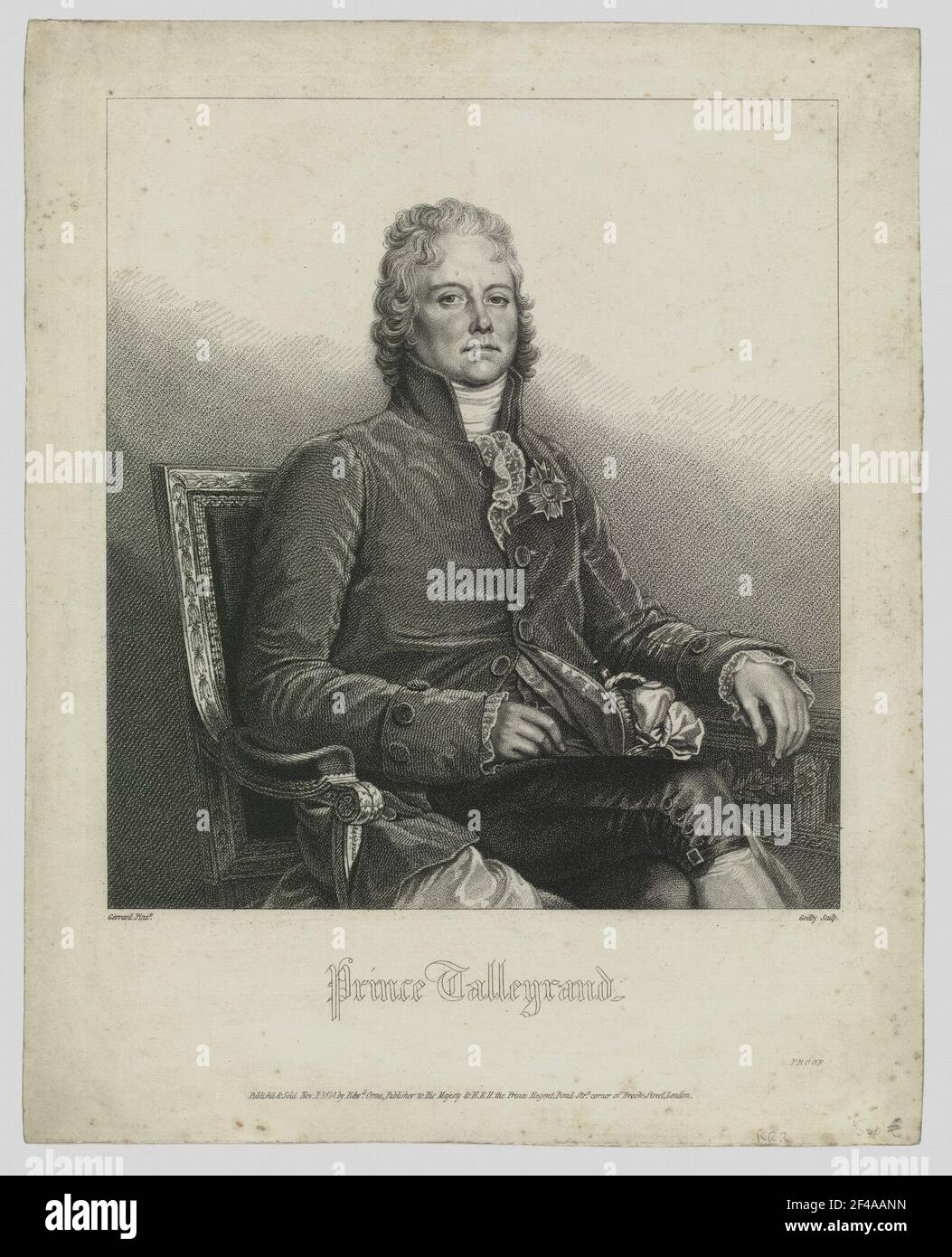 Portrait of Charles-Maurice de Talleyrand-Périgord Stock Photo - Alamy