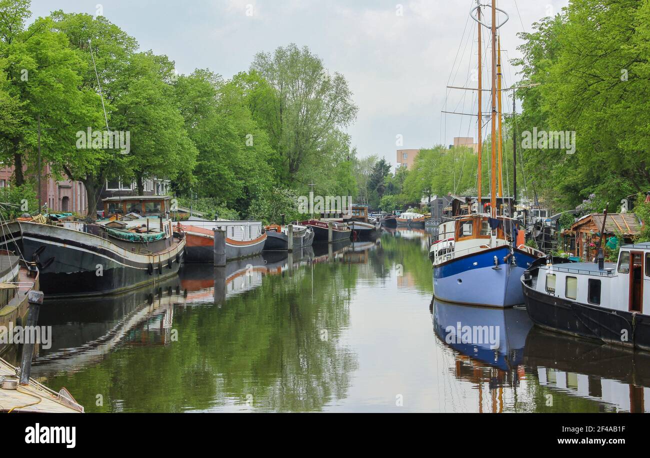 Cityscape of Groningen (Netherlands Stock Photo - Alamy
