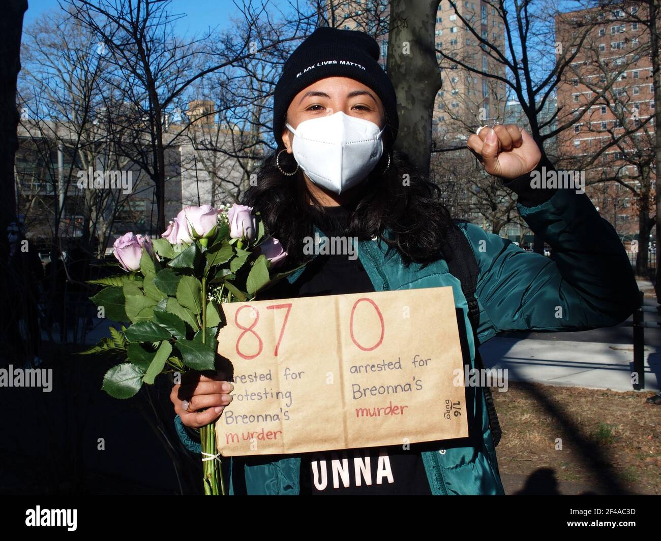 New York, New York, USA. 13th Mar, 2021. New York - Breonna Taylor ...