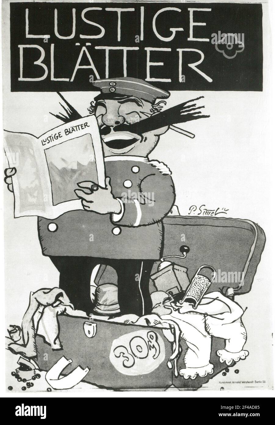 Poster "funny leaves". Exhibition "Early German Posters", 1981 Stock ...