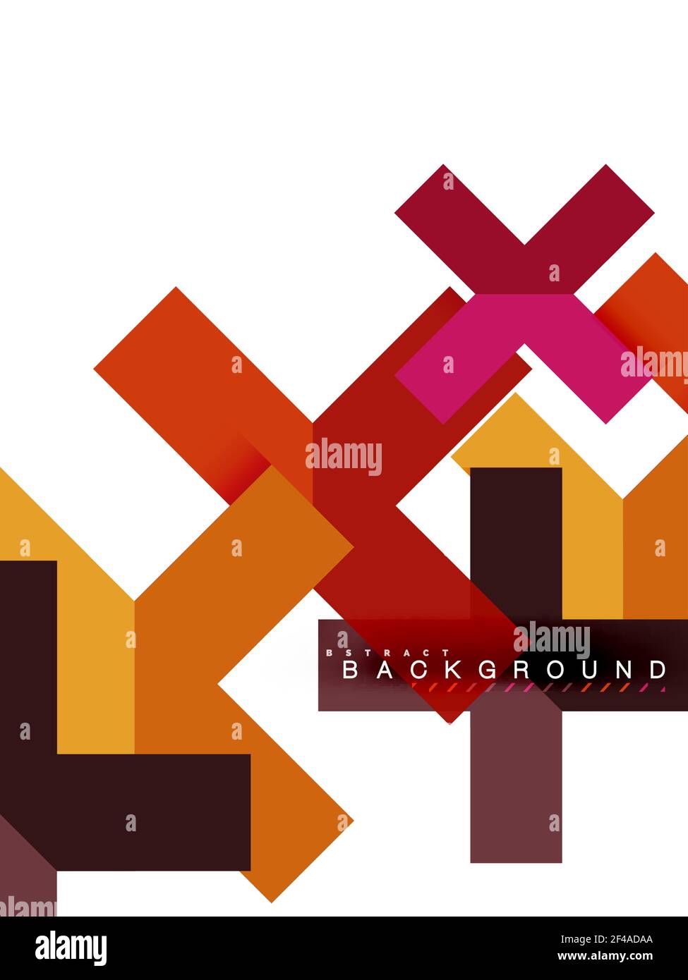 Multicolored Abstract Geometric Shapes Geometry Background For Web Banner Multicolored