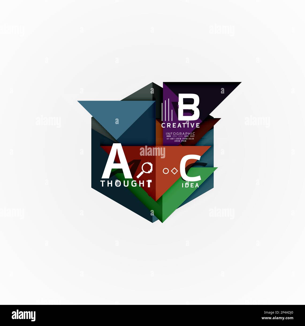 Paper option steps diagram infographic layout. Paper option steps ...