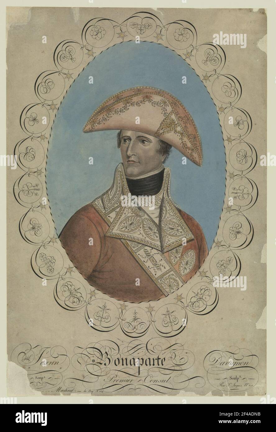 Portrait of Napoleon as the first consul Stock Photo - Alamy
