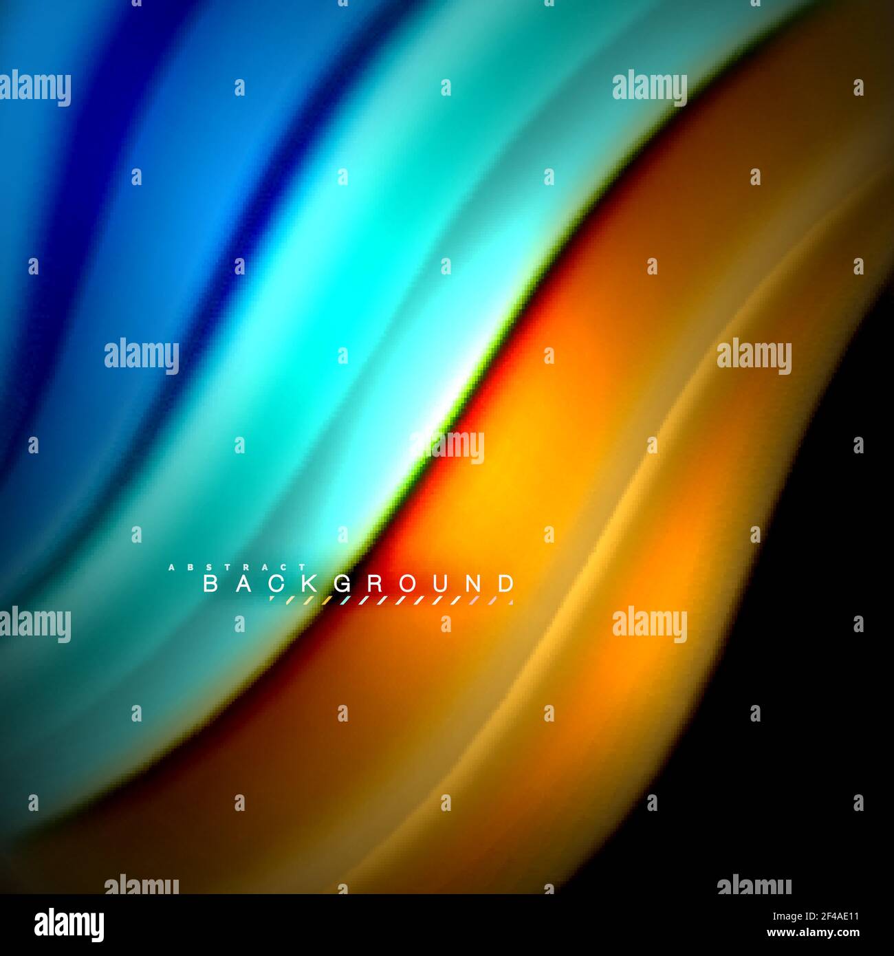 Fluid mixing colors vector wave abstract background design. Colorful ...