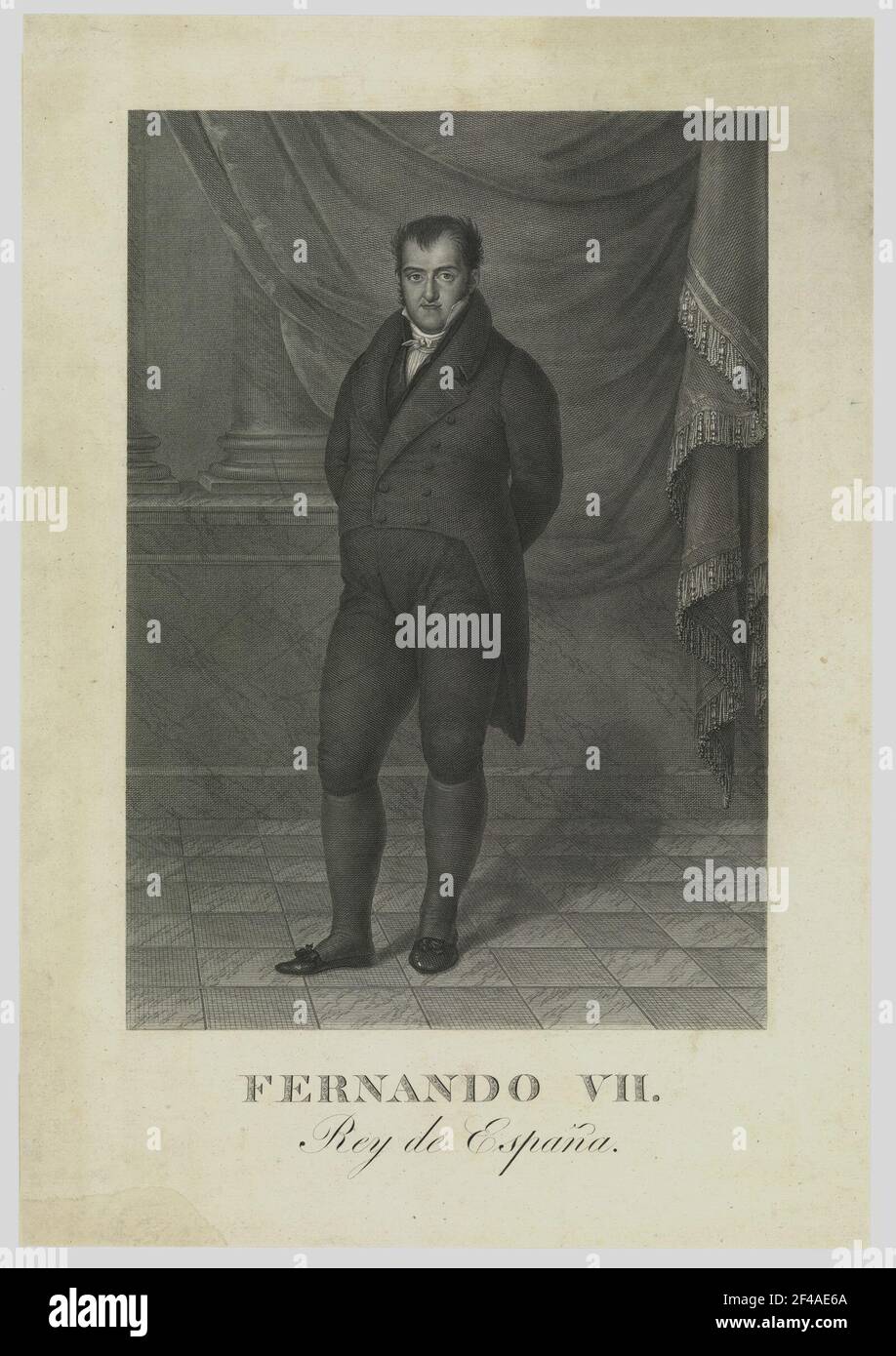 Portrait of Ferdinand VII Stock Photo - Alamy