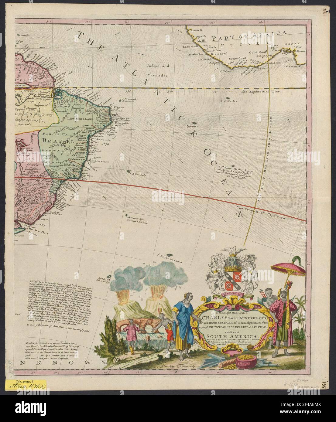 1720 map of america hi-res stock photography and images - Alamy